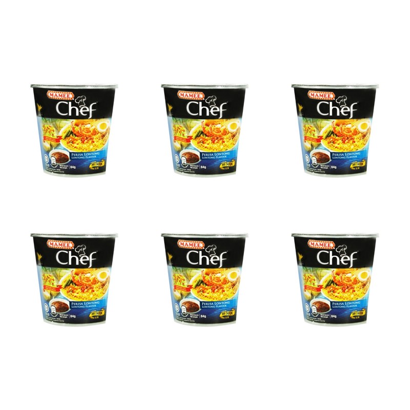 [Bundle of 6] Mamee Chef Cup 84g Lontong - PMXD | Shopee Singapore