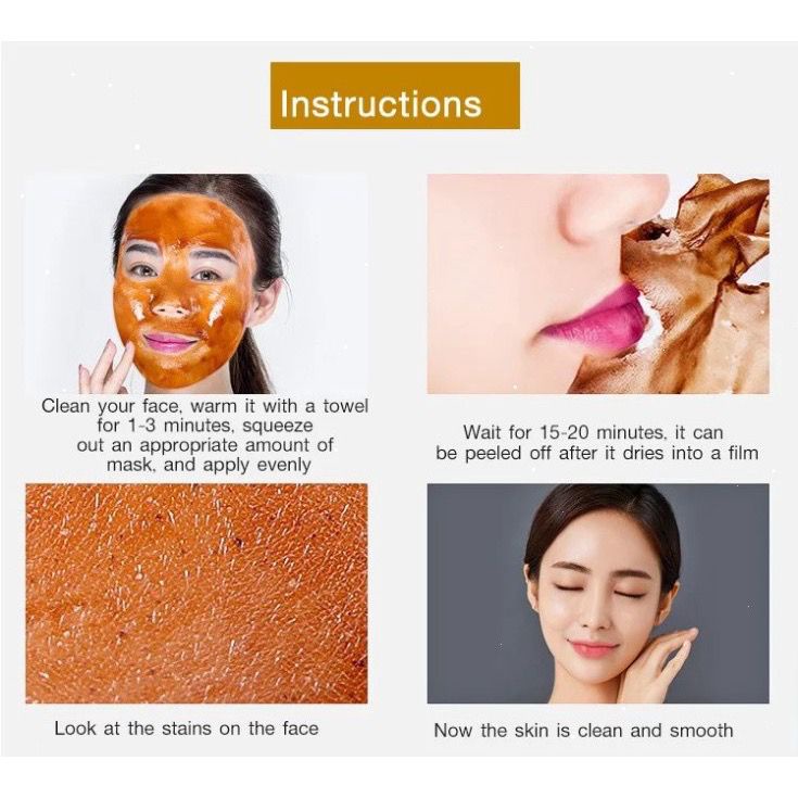 HUNMUI Rejuvenating and Tearing Mask / Peel-off Mask Clean Pores and ...