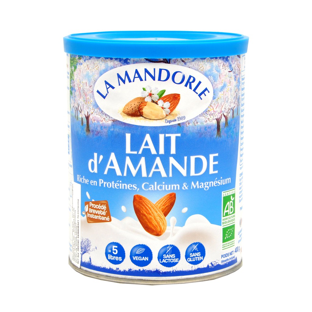 La Mandorle Organic Instant Almond Milk Powder 400g | Shopee Singapore