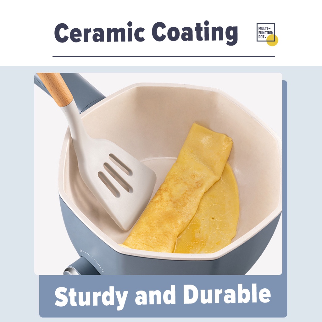 Cornell 1.5L Portable Mini Cooker, Multi-Functional Pot CMCS2000PP/BL ...