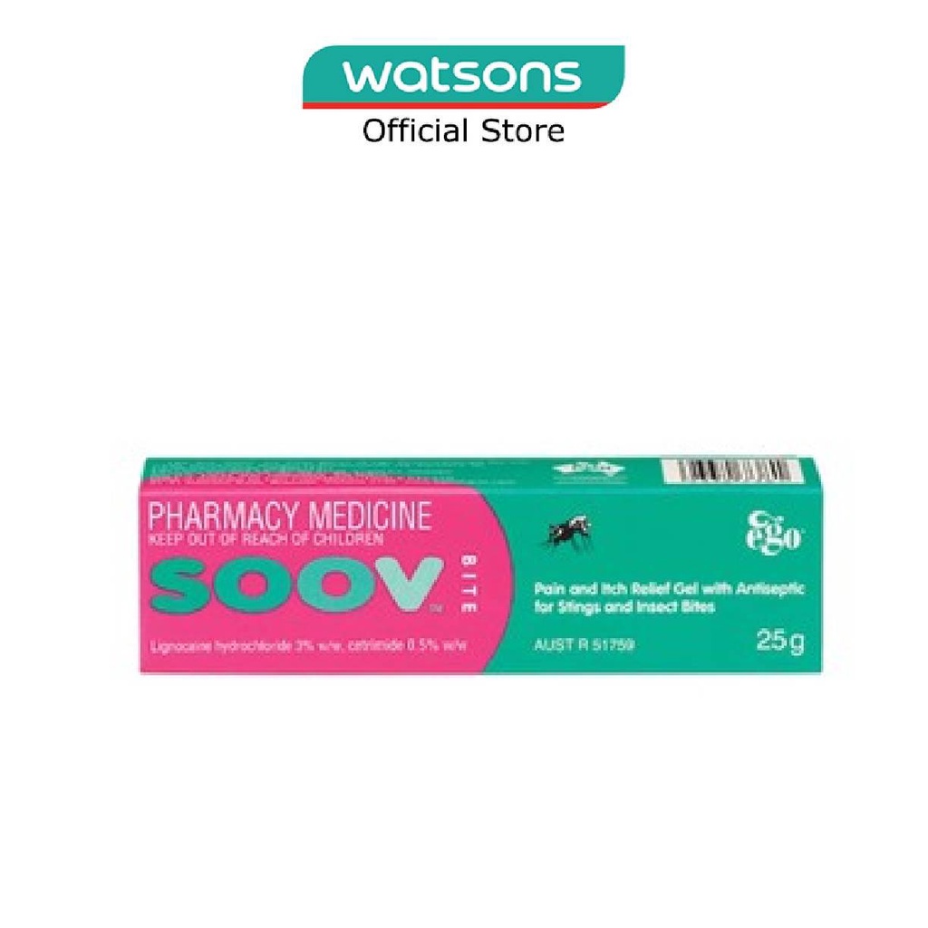 EGO QV SOOV Bite (Pain & Itch Relief Gel) 25g | Shopee Singapore