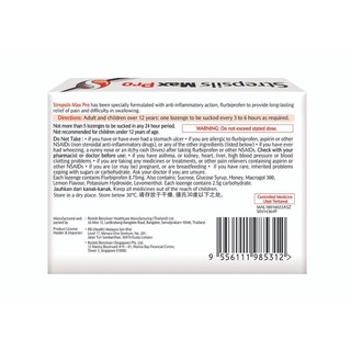 Strepsils Max Pro Lozenges 16s | Shopee Singapore