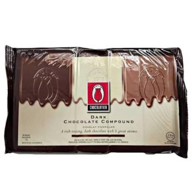 Tulip Chocolate - Tulip Dark Chocolate Compound 1kg | COKLAT TULIP ...