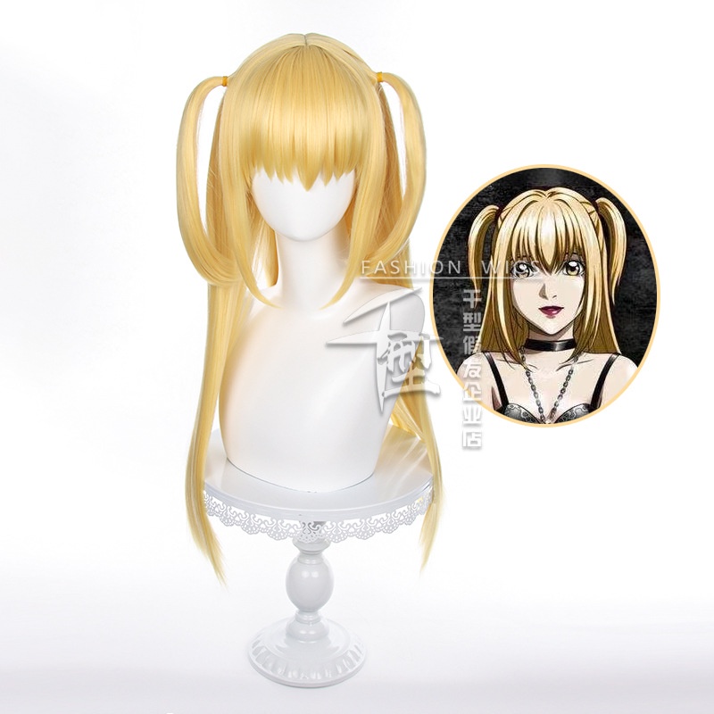 Misscoo Anime Death Note Cosplay Wig Misa Amane Women Death Note ...