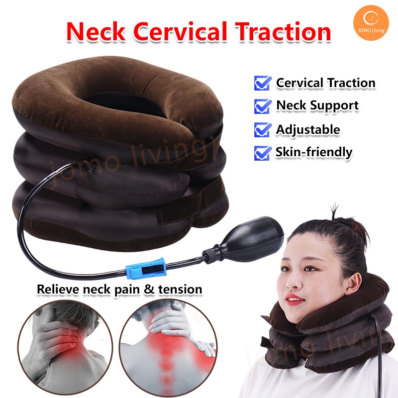 Neck Cervical Traction Device Inflatable Neck Brace Support Cervical ...