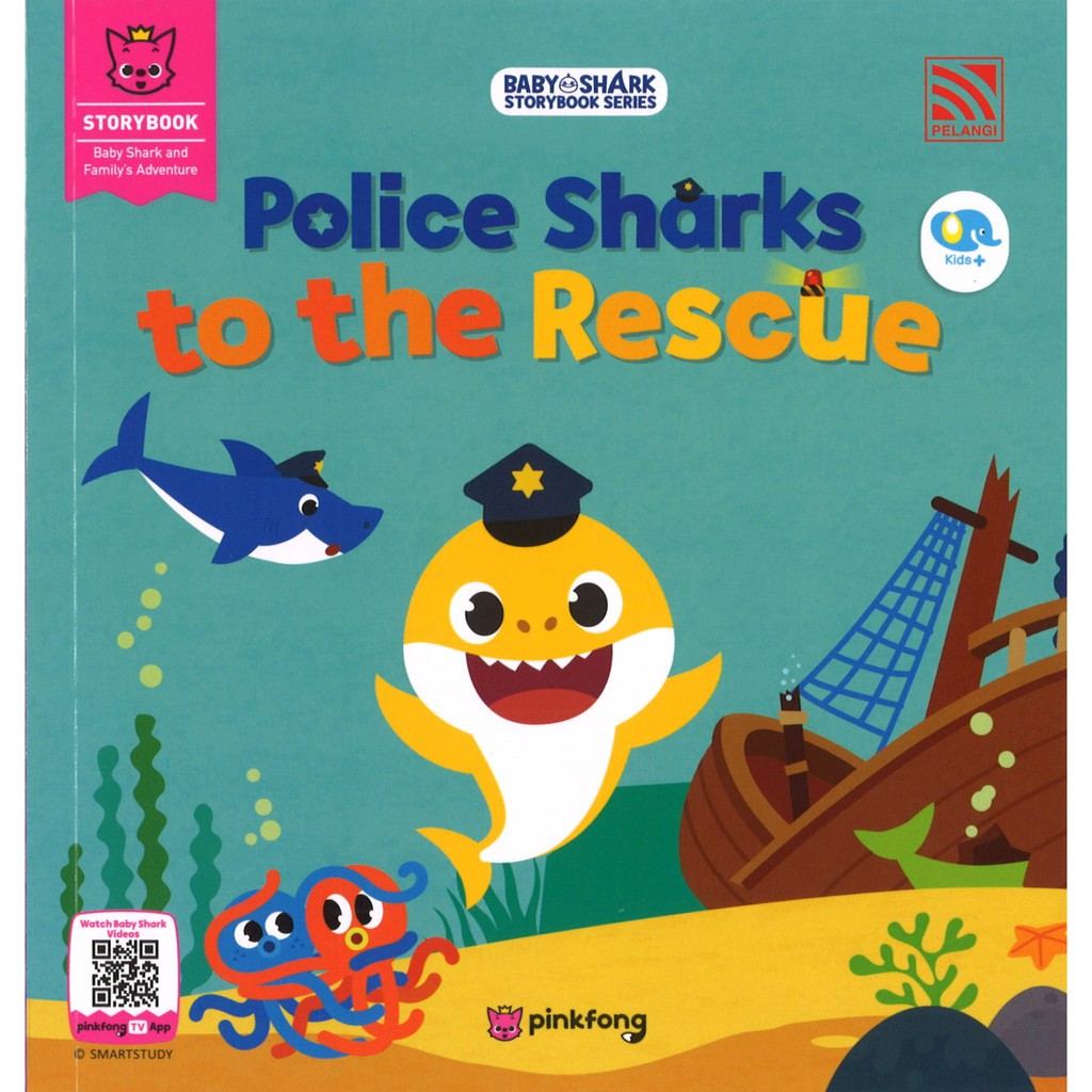 Baby Shark Storybook Series: Police Sharks to the Rescue | Shopee Singapore