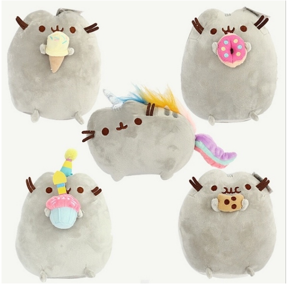 7in Pusheen The Cat Pusheen With Cookie Plush Soft Toy Stuffed Animal ...