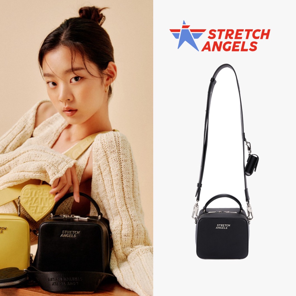 [STRETCH ANGELS] New Tofu Bag Black Stylish Athleisure Look Women's ...