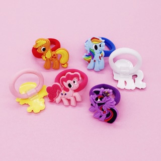 My Little Pony Character Designed Hair Ties Ropes Rubber Band Hair ...