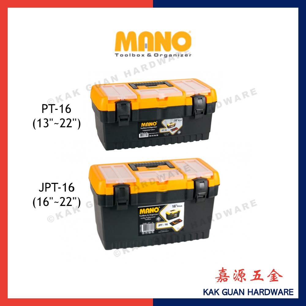 MANO PROFESSIONAL TOOLBOX (MADE IN TURKEY) | Shopee Singapore
