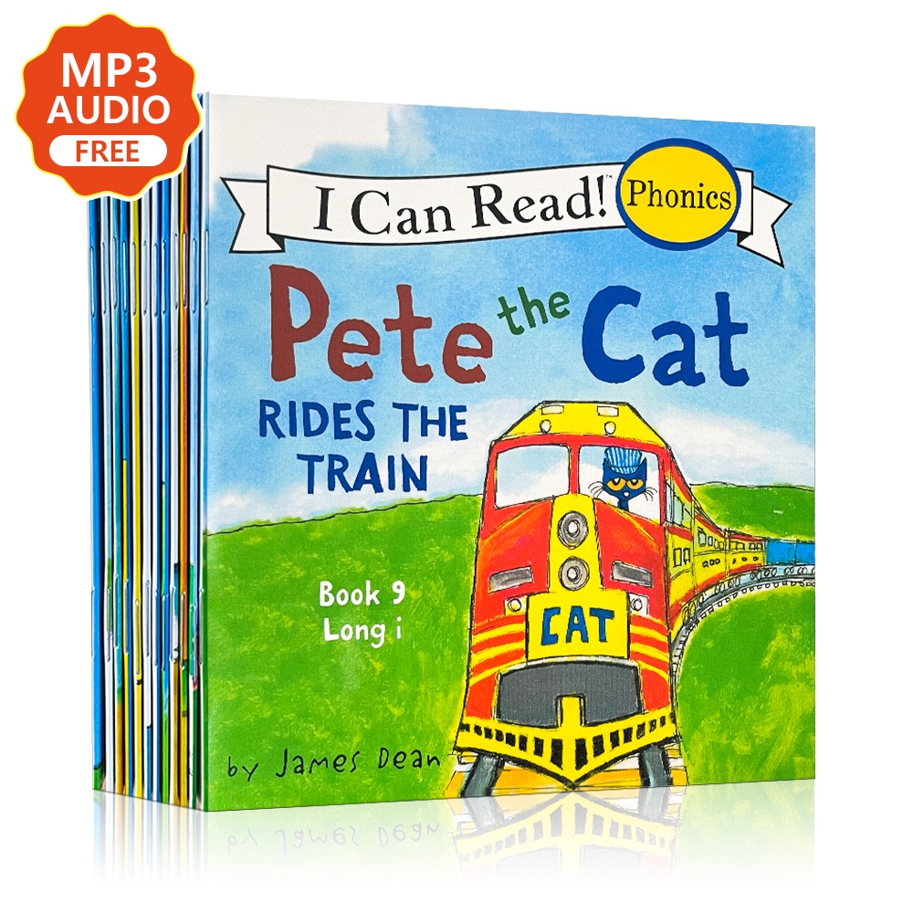 12Books/set I Can Read Pete The Cat English Picture Books Children Kids ...