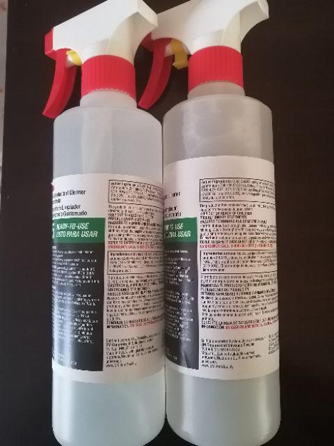 3M Quat Disinfectant Cleaner Spray Ready To Use 500ml (EPA Registered ...