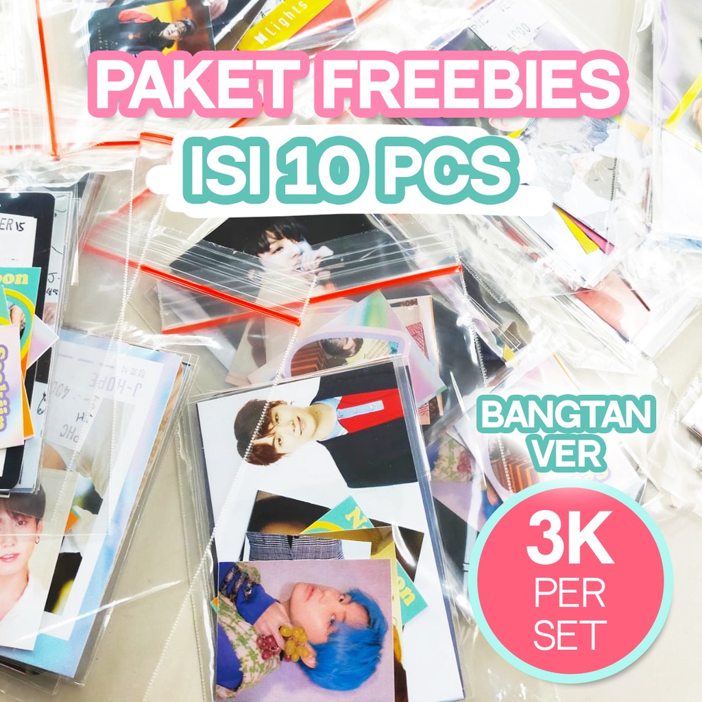 Set 10pcs Freebies Package Photocard Bangtan Ver for Collection ...