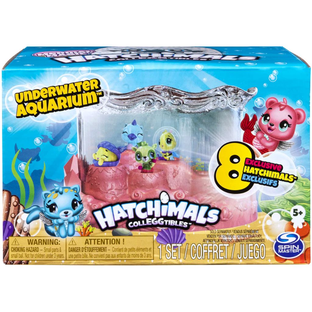 Hatchimals CollEGGtibles, Mermal Magic Underwater Aquarium with 8 ...