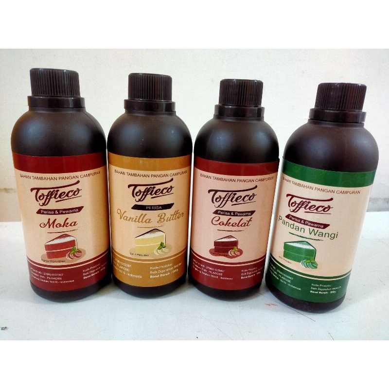 Toffieco PASTA 500GR/PANDAN Fragrant/ MOKA/ VANILLA BUTTER/Chocolate ...