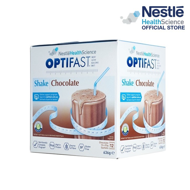 Nestle Optifast Very Low Calorie Diet Milk Shake Chocolate 12X53g ...