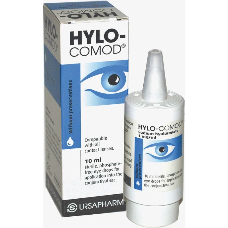 Hylo-Comod Lubricant Eye Drops, 10Ml | Shopee Singapore