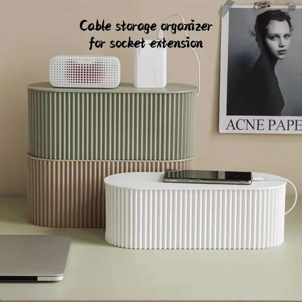 Desktop Cable Storage Organiser Management Box Organizer Extension ...
