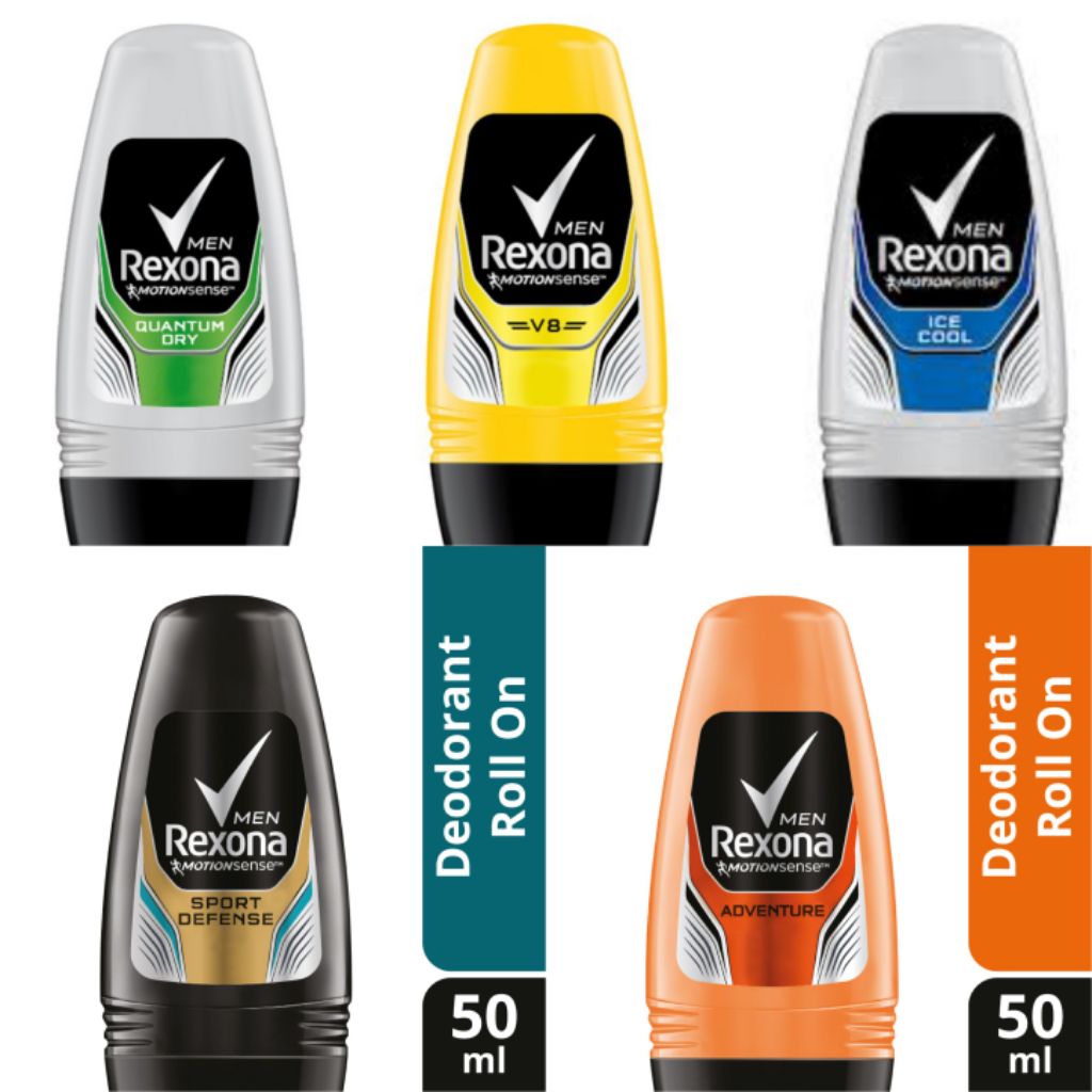 Rexona MEN Motionsense Deodorant Roll on 50ml | Shopee Singapore