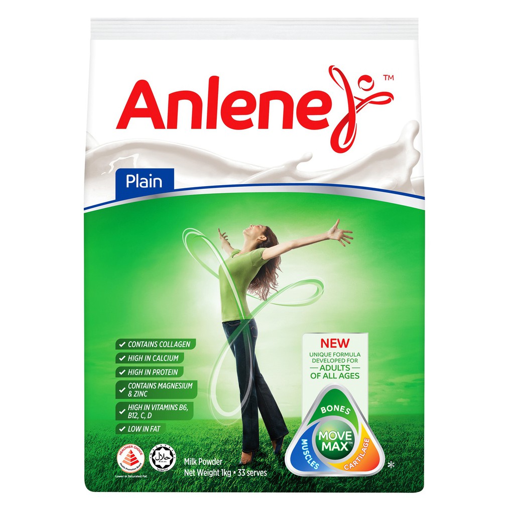 Anlene Regular 1kg (Plain) | Shopee Singapore