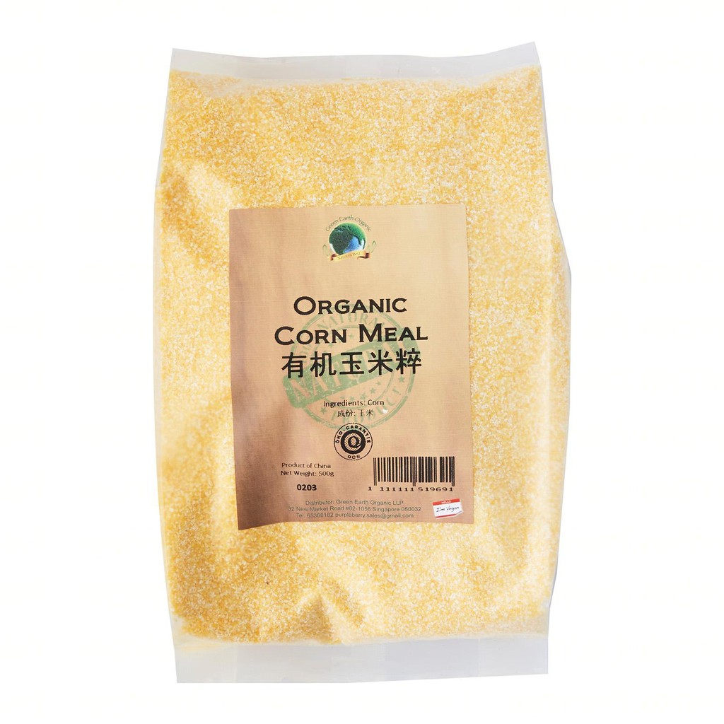 Organic Corn Meal 2x500g | Shopee Singapore