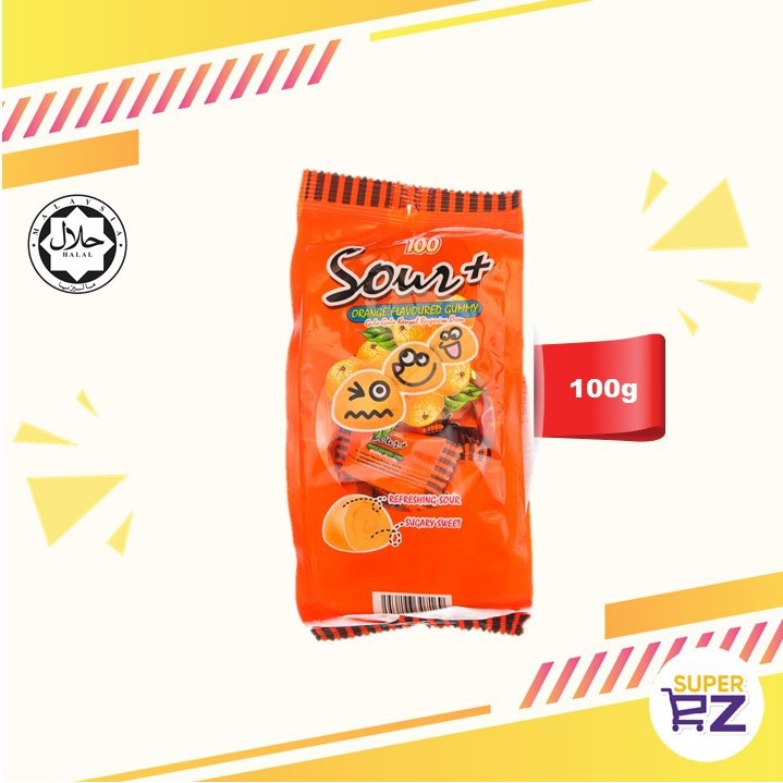 LOT 100 SOUR PLUS Orange(100g) | Shopee Singapore