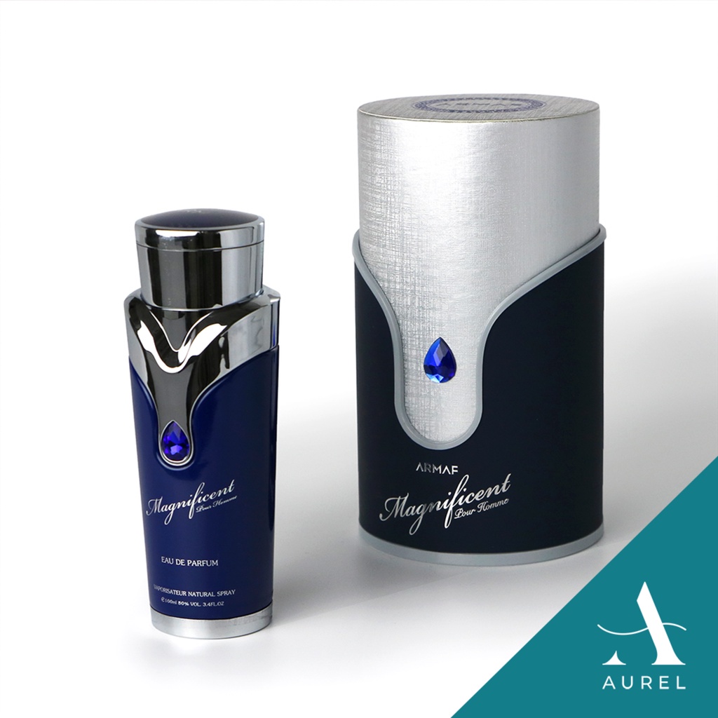 Armaf Magnificent Blue Men Perfume EDP 100ml | Shopee Singapore