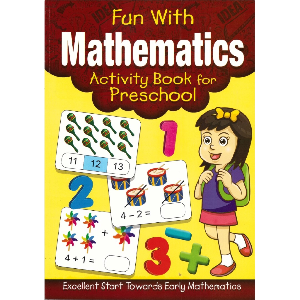 Fun With Mathematics Activity Book for Preschool | Shopee Singapore