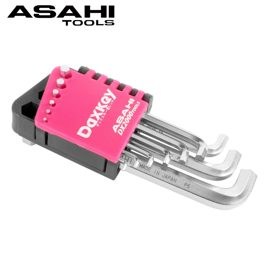 ASAHI 9pc Set Short Daxkey Z-Type Allen Key Short Arm (Made in Japan ...