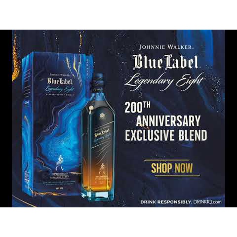 Johnnie Walker Blue Label Legendary Eight 200th Anniversary | Shopee ...