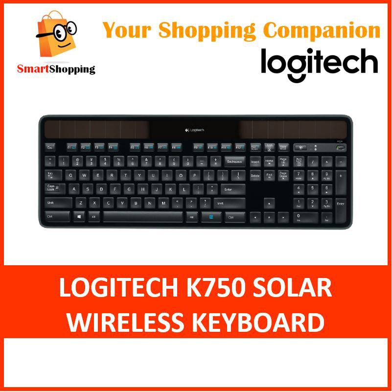 Logitech K750r Solar Wireless Keyboard USB Compatible with Windows® XP ...
