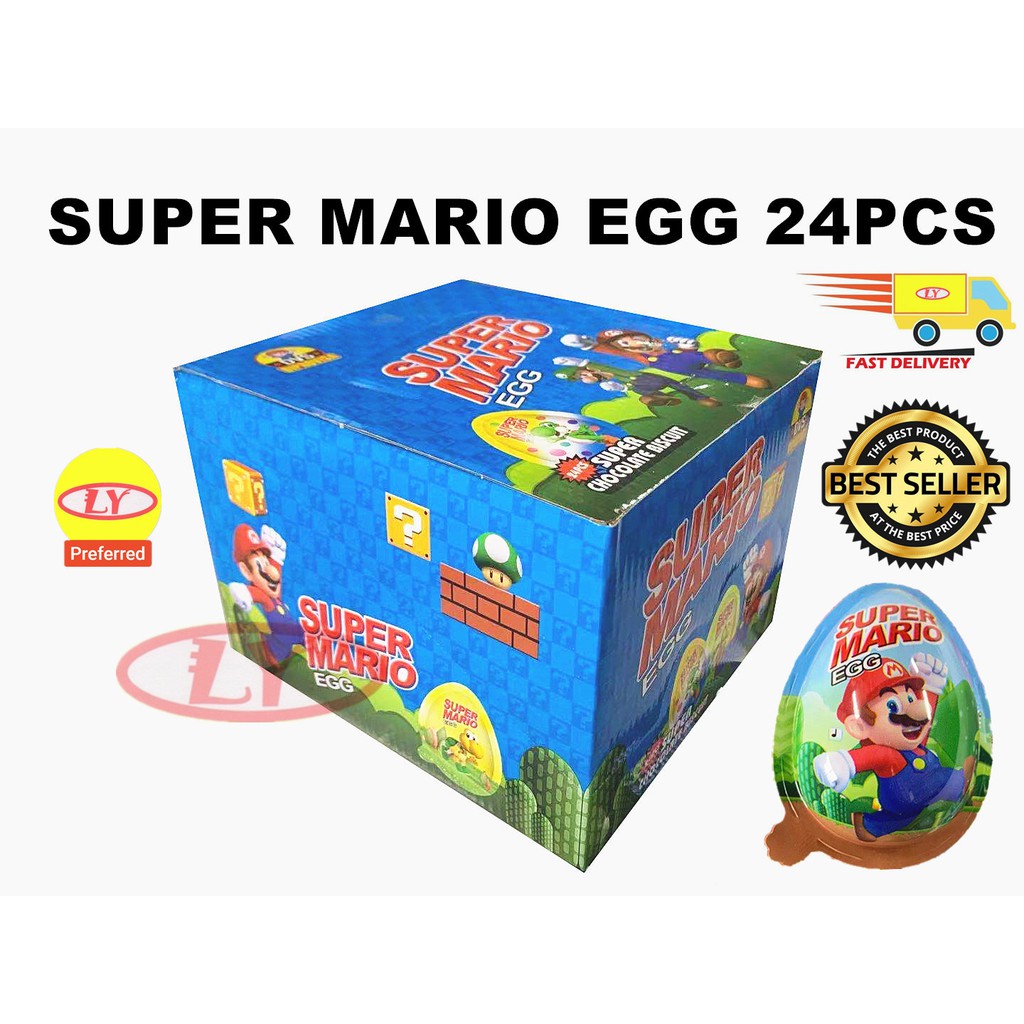 [Shop Malaysia] SUPER MARIO SURPRISE EGG 24PCS | Shopee Singapore