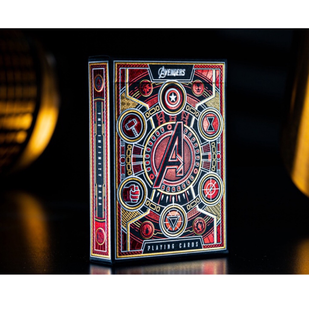 Avengers: Infinity Saga - Red Edition Premium Poker Cards by Marvel x ...