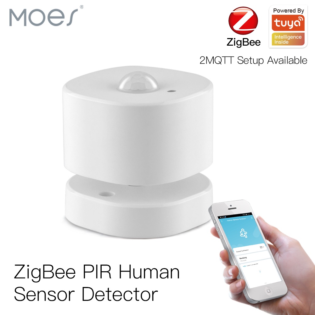 MOES ZigBee PIR Motion Sensor Human Sensor Detector Smart Life Tuya App ...