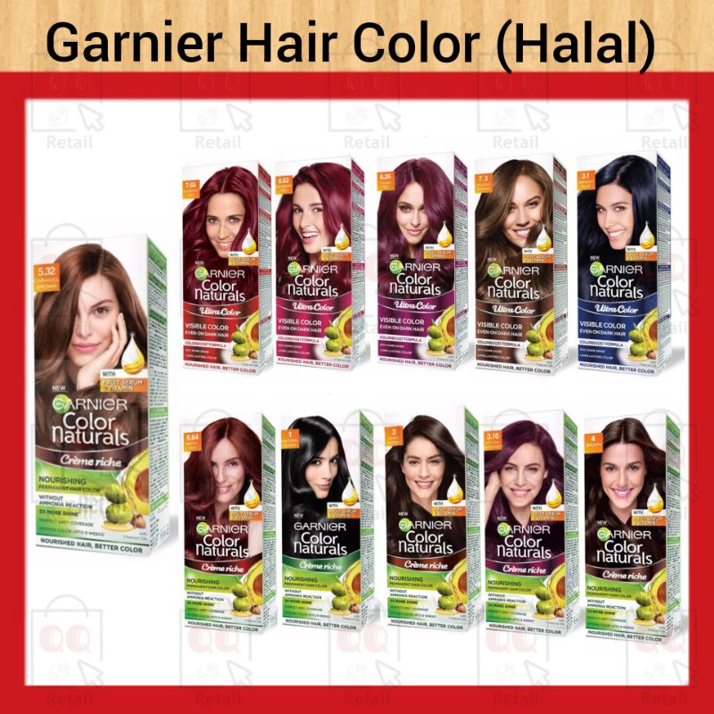  Shop Malaysia Garnier Hair Colour Hair Dye 100ml Box Or 40ml 60 Ml