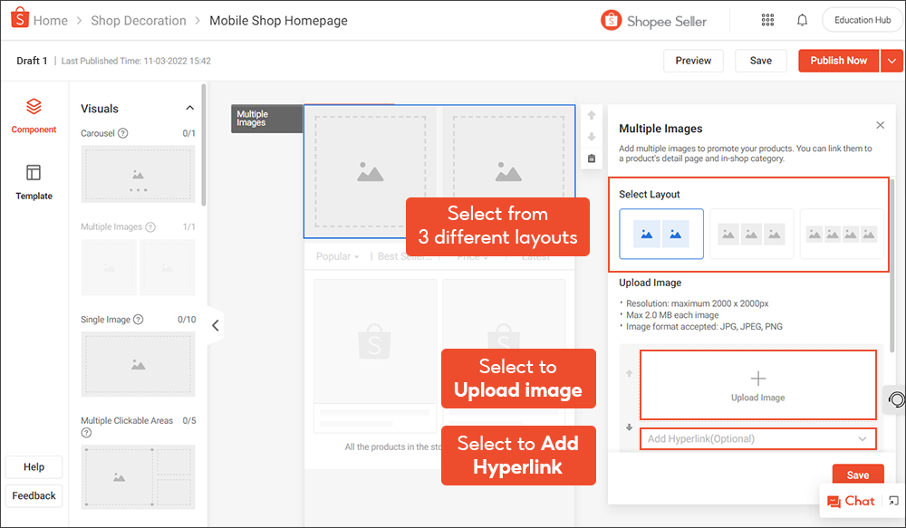 Adding Decoration Components | MY Seller Education [Shopee]