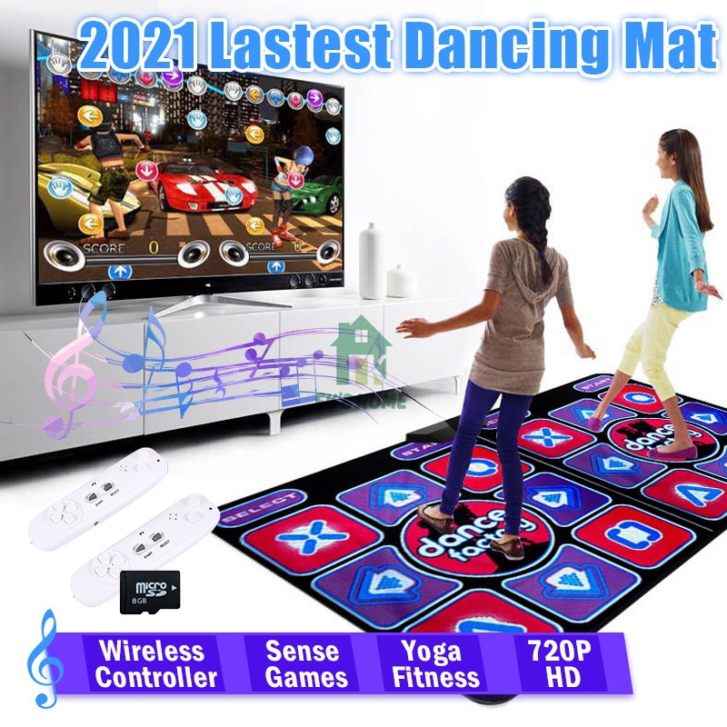 Fashion Black Double Dance Blanket Wireless Sense Game Advanced Double ...