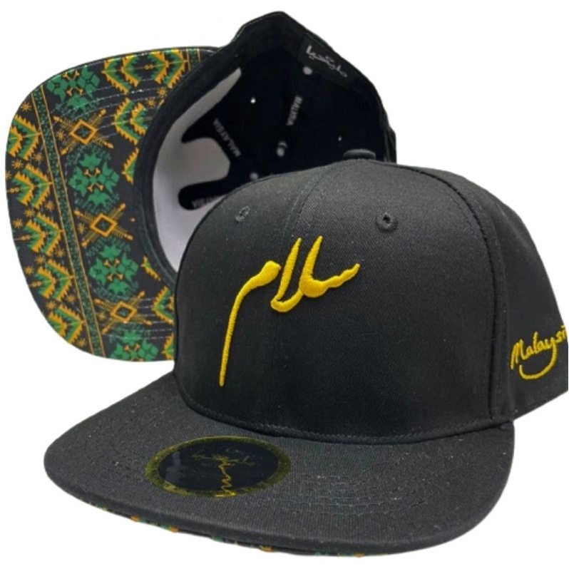 CAP'S SALAM & MALAYSIA (CUSTOM PREMIUM SNAPBACK- Cap Premium Quality ...