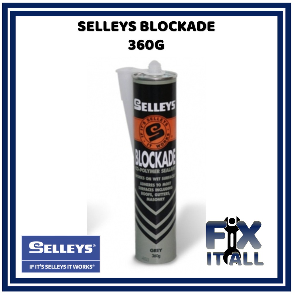Selleys Blockade Co-Polymer Sealant 360g Neutral Silicone Seal Roof ...