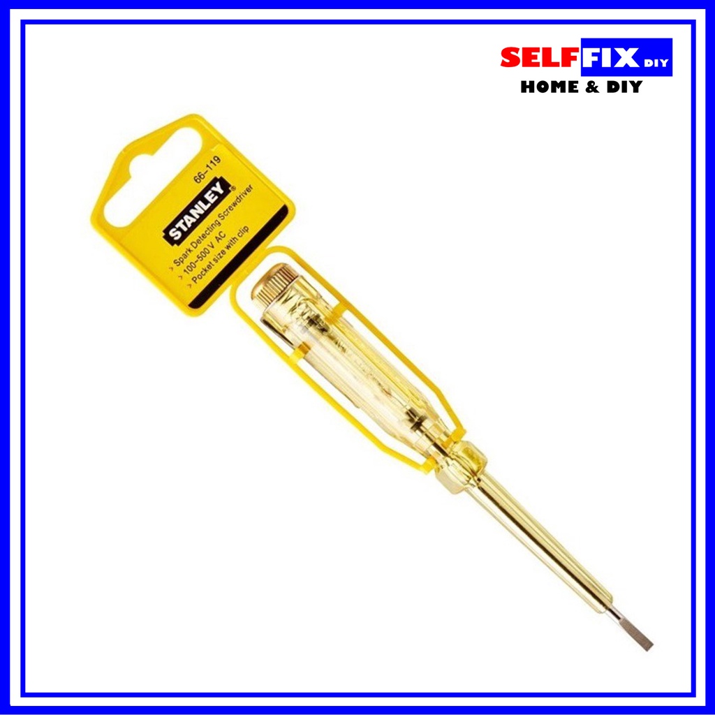 Stanley 66-119 Spark Detecting Screwdriver 100V - 500V Pocket Size ...