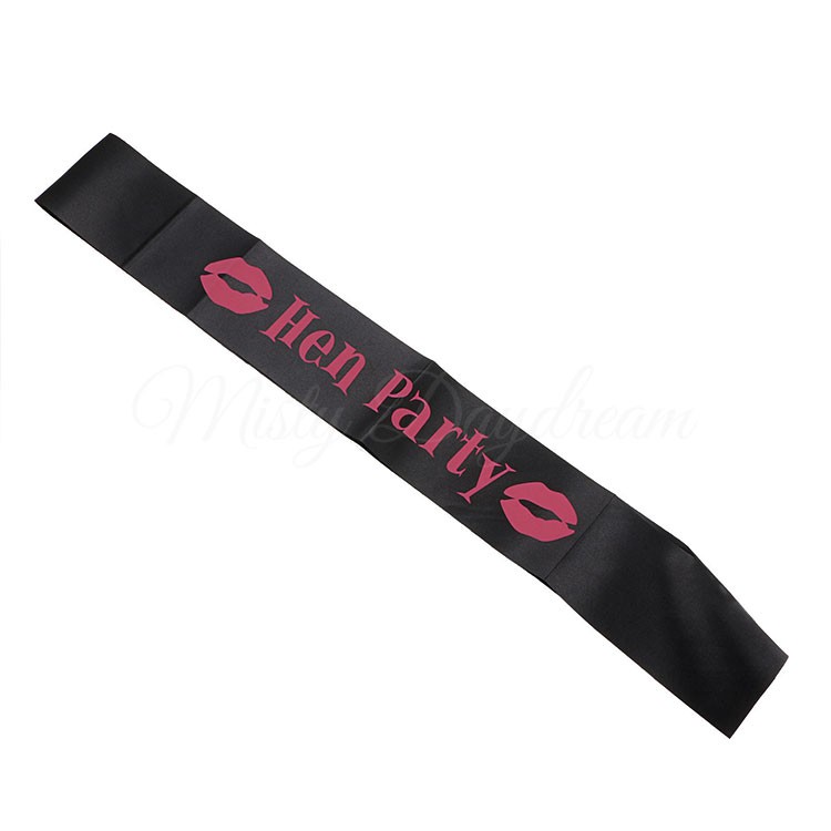 Hen Party (Black) Sash | Shopee Singapore