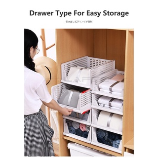 【SG Stock】Modular Retractable Multi Storey Stackable Drawer Storage Box ...