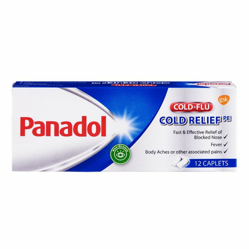 Panadol Cold + Flu Cold Relief Pe 12's | Shopee Singapore