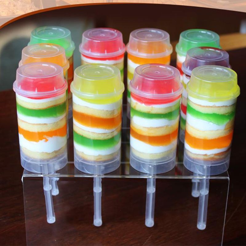 50Pcs Cake Pop Push Ups Push Pop Containers,Clear Push Pops with Lids ...