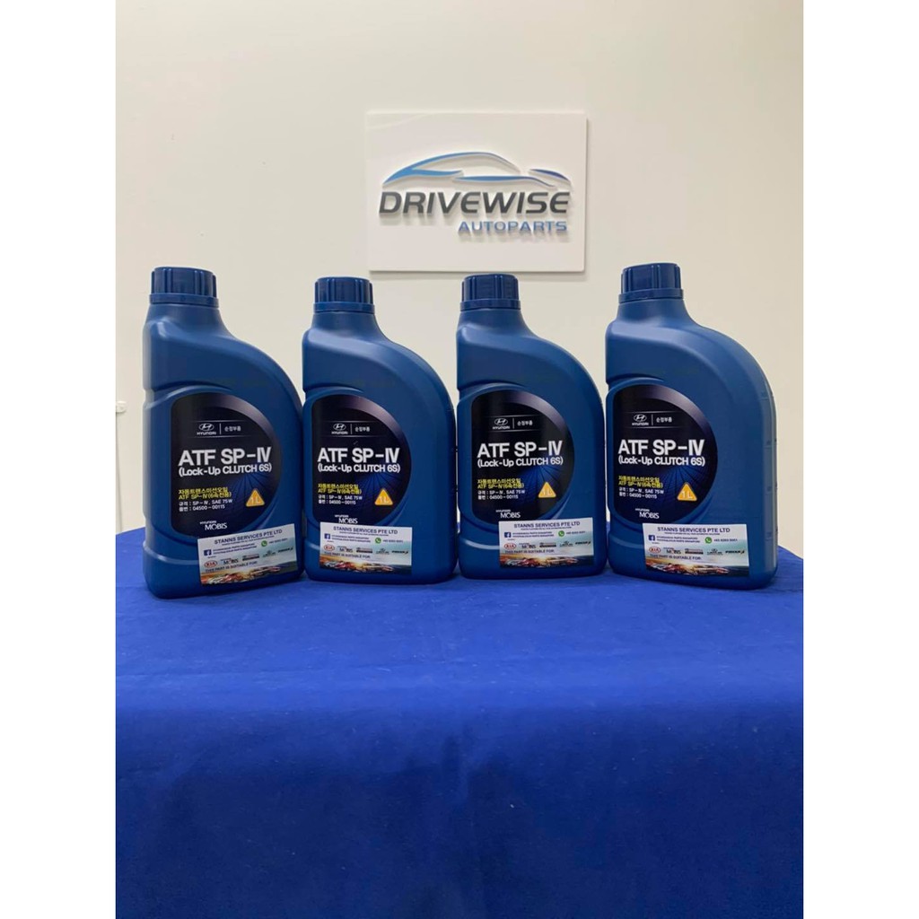 Hyundai Genuine ATF SP-4 /4 Bottles/SG HYUNDAI&KIA PARTS SPECIALIST/Kia ...