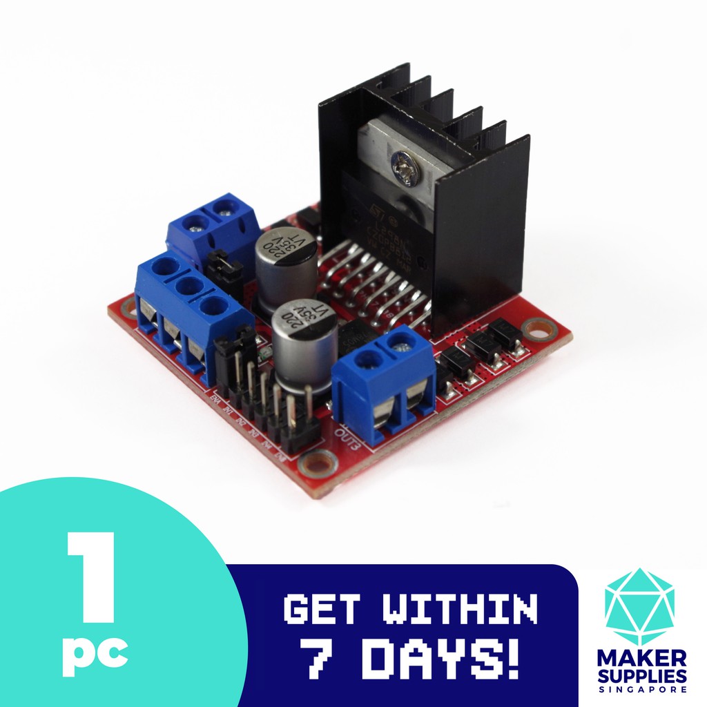 L298N Dual H Bridge Motor Controller | Shopee Singapore L298N Dual H Bridge Motor Controller | Shopee Singapore