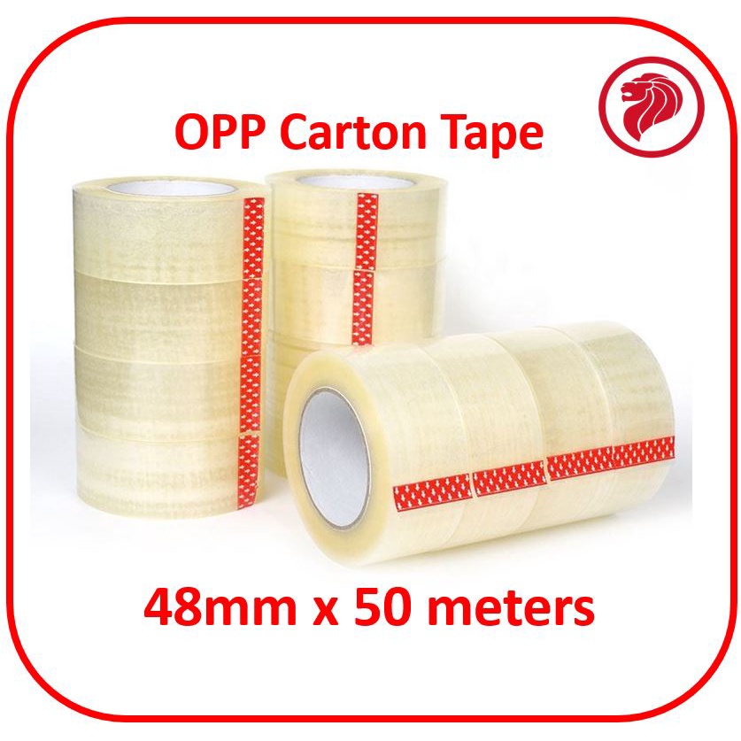 [Local Stock] CHEAP BUNDLE DEAL OPP Transparent Tape / Clear Tape 48mm ...