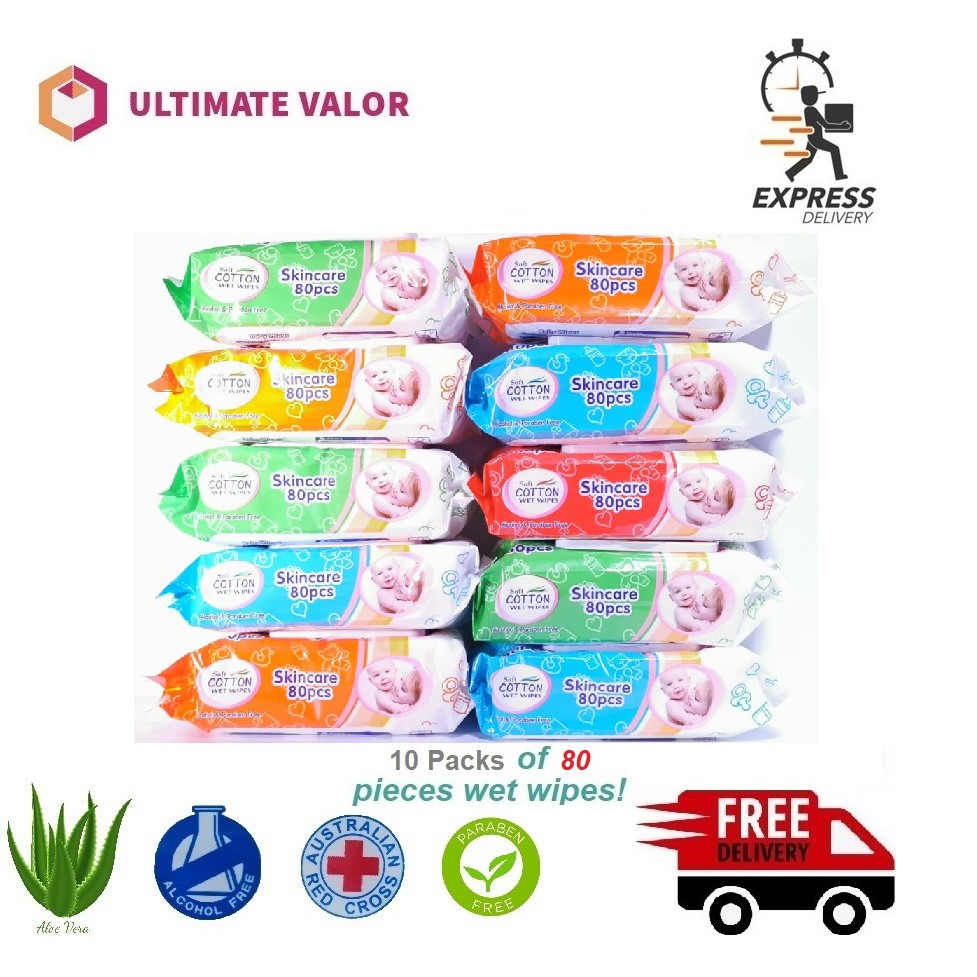 Wet Tissue, Wet wipe with plastic cover for Baby, Baby Wipes, Baby wet ...