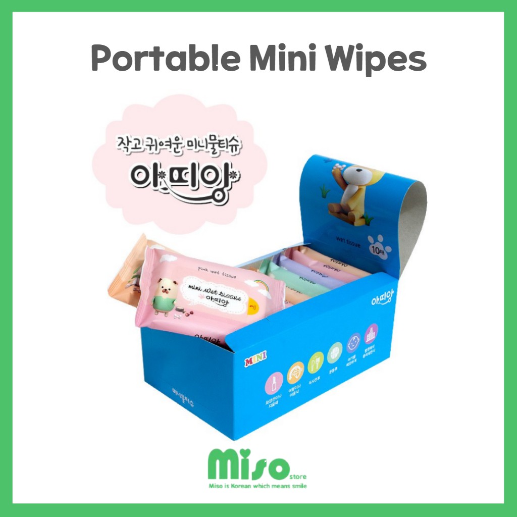[Atian] Portable mini wet tissue refill type Mini wet tissue | Shopee ...
