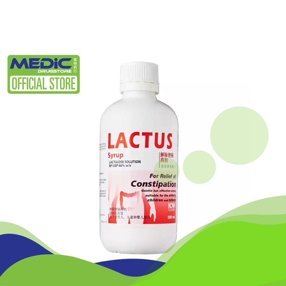 [Bundle of 3] ICM Pharma Lactus Syrup 200ml - By Medic Drugstore ...